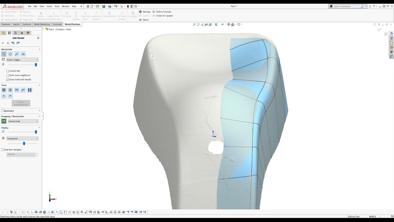 Free Form Modelling - Snapping Mode - YouTube