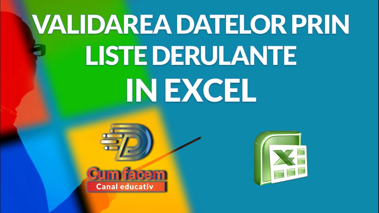 MS Excel - Validarea datelor prin liste derulante #cumfacem - YouTube