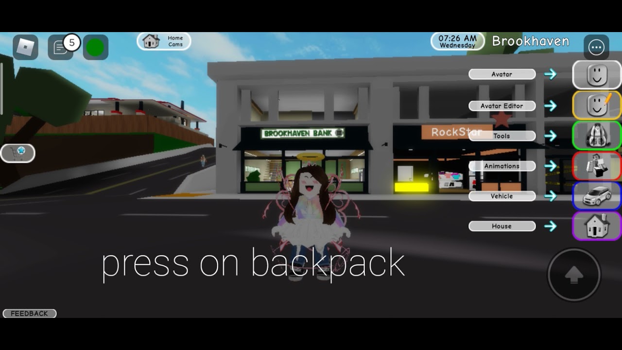 Where to get the blue and red card in brookhaven. - YouTube