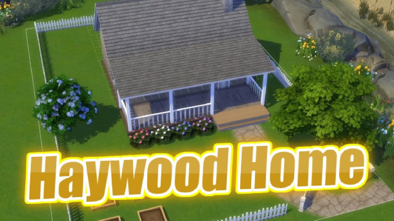 THE SIMS 4: Haywood Gardens | Haywood Home Speed Build [NO CC] - YouTube