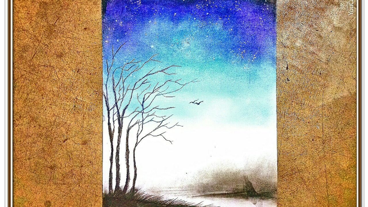 DRAWING A NIGHT SKY || SOFT PASTELS - YouTube