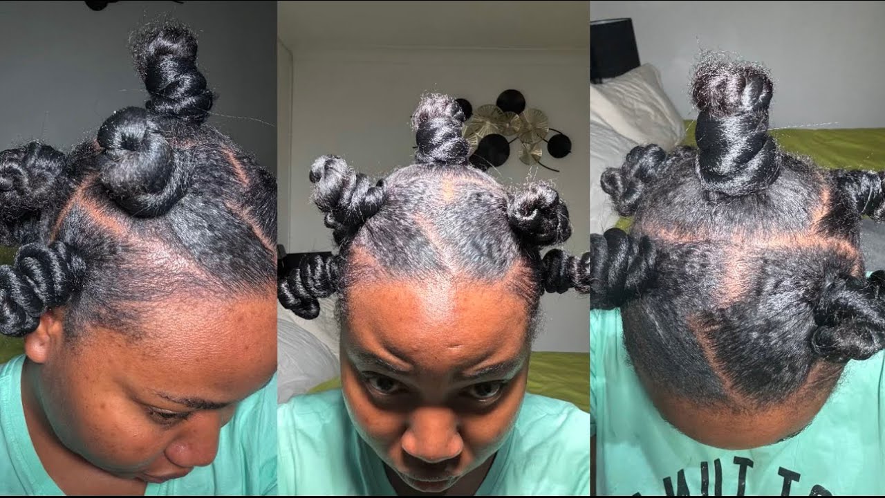 Bantu Knot Tutorial for 4C Hair (Step-by-Step Guide) - YouTube