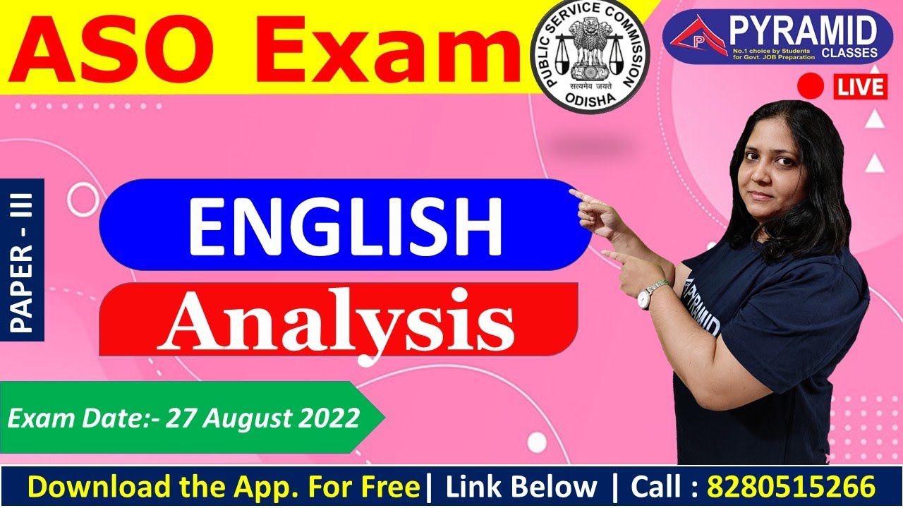 OPSC ASO | ASO Exam Analysis | Paper III Analysis | English | Expected ...