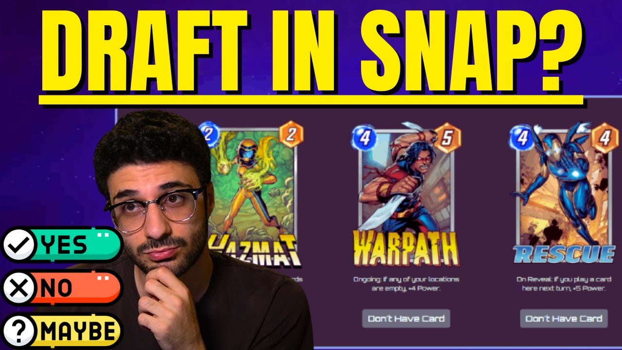 Why Draft Mode is NOT in Snap | Marvel Snap Rise of the Phoenix - YouTube