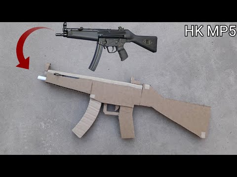 Como hacer un HK MP5 de cartón