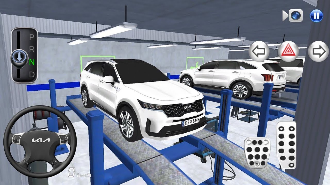 New Kia Sorento SUV car in Auto Repair Shop - 3D Driving Class ...