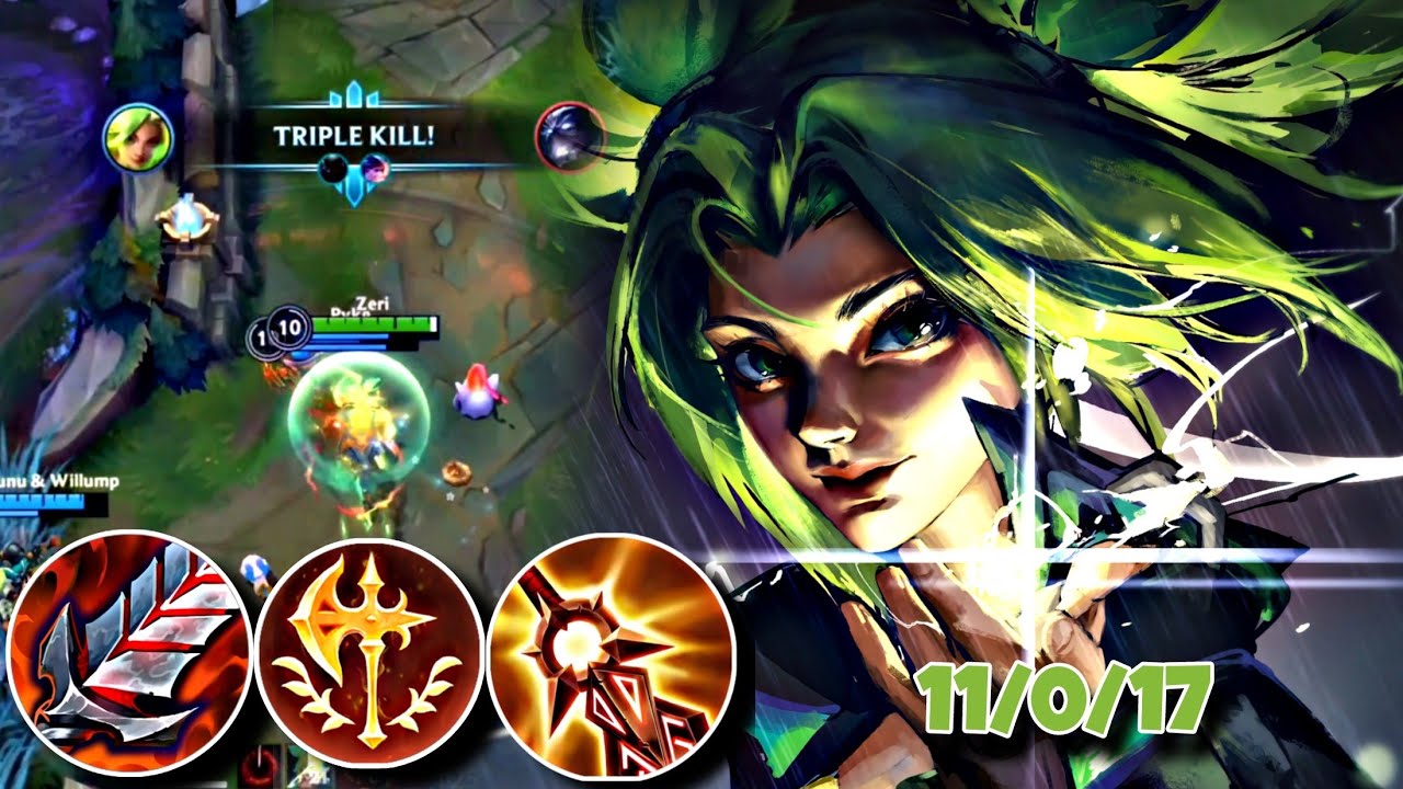 WILD RIFT ADC | ZERI IS THE BEST HYPER CARRY IN PATCH 5.0B? | GAMEPLAY ...