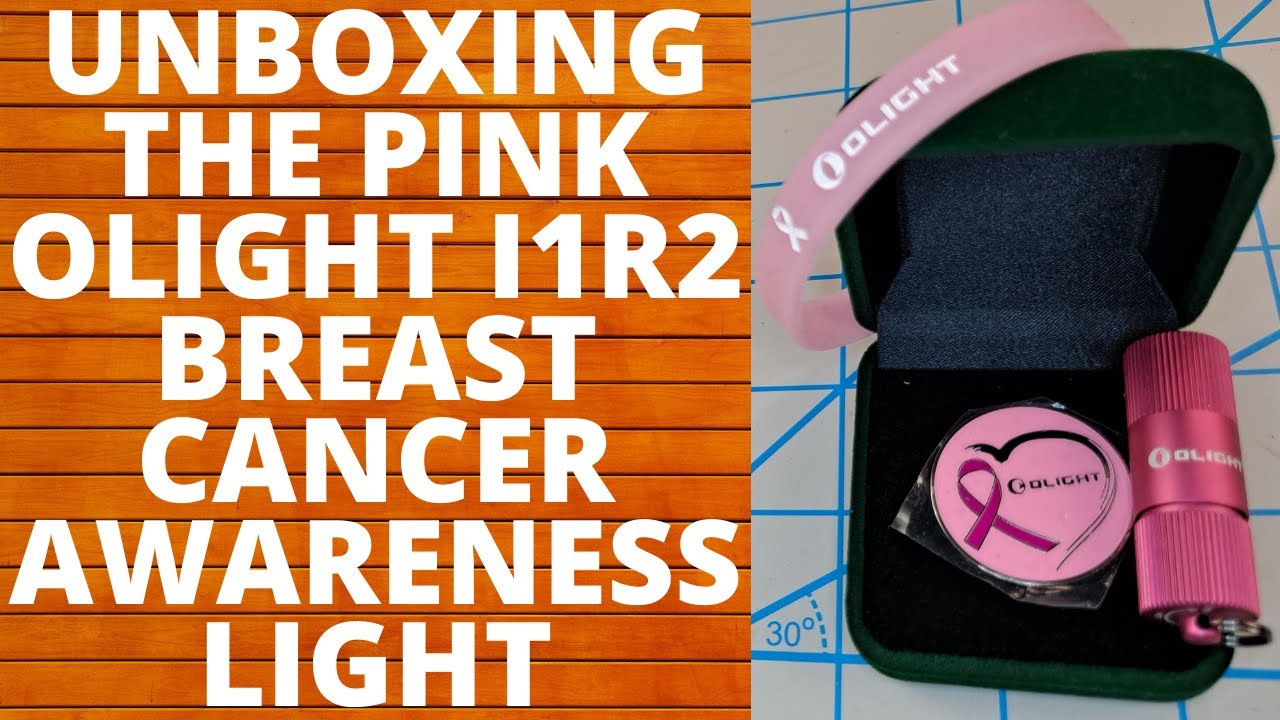 UNBOXING THE PINK OLIGHT I1R2 FOR BREAST CANCER AWARENESS - YouTube