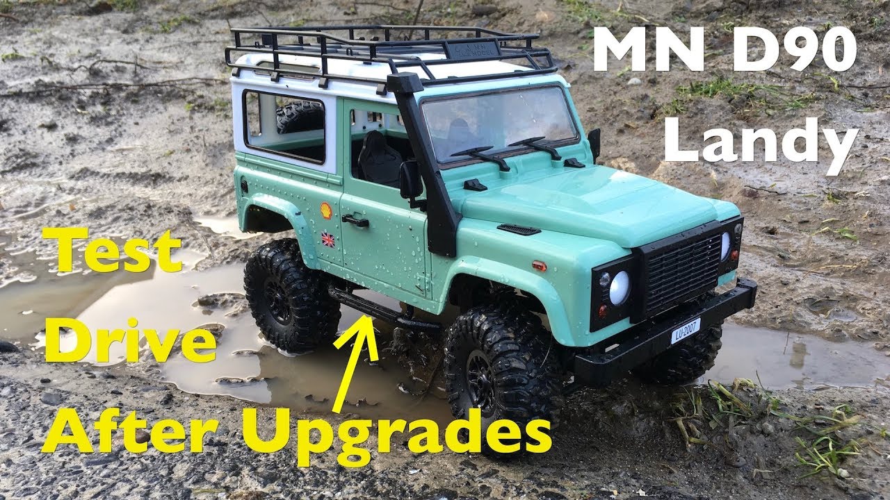 MN Model D90 Land Rover: Test Drive With Hydraulic Shocks, Treadles And ...