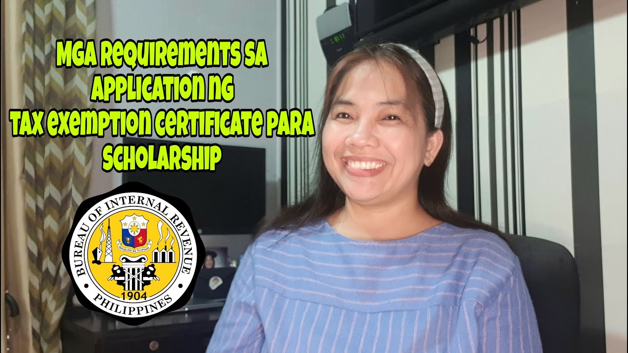 Mga Requirements Sa Application Ng Tax Exemption Certificate Para mga-requirements-sa-application-ng-tax-exemption-certificate-para