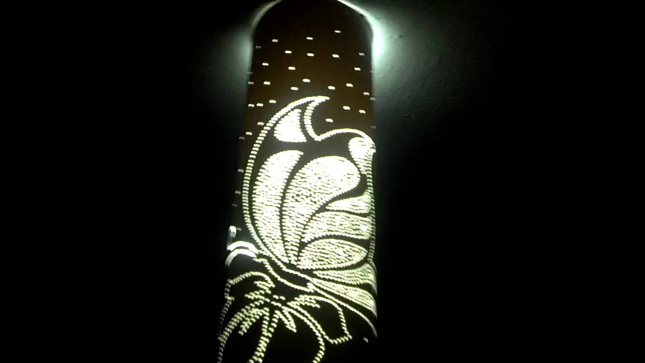 Pvc Lamp/luminaria pvc - YouTube