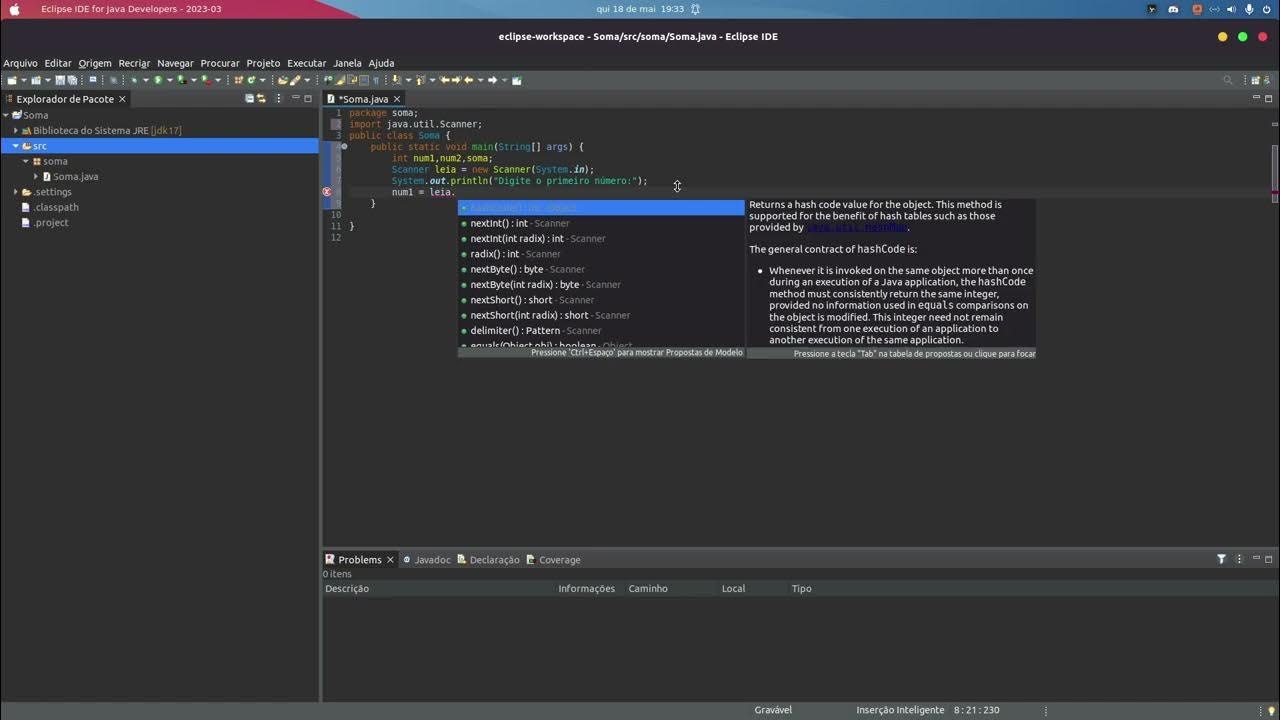 Calculadora de soma em Java (Apenas um aluno) - YouTube