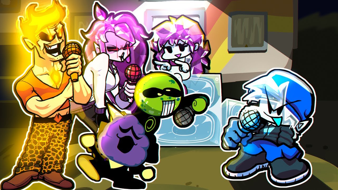 Friday Night Funkin... MAS TODO REFEITO E ESPETACULAR! FNF: Crystal MOD ...