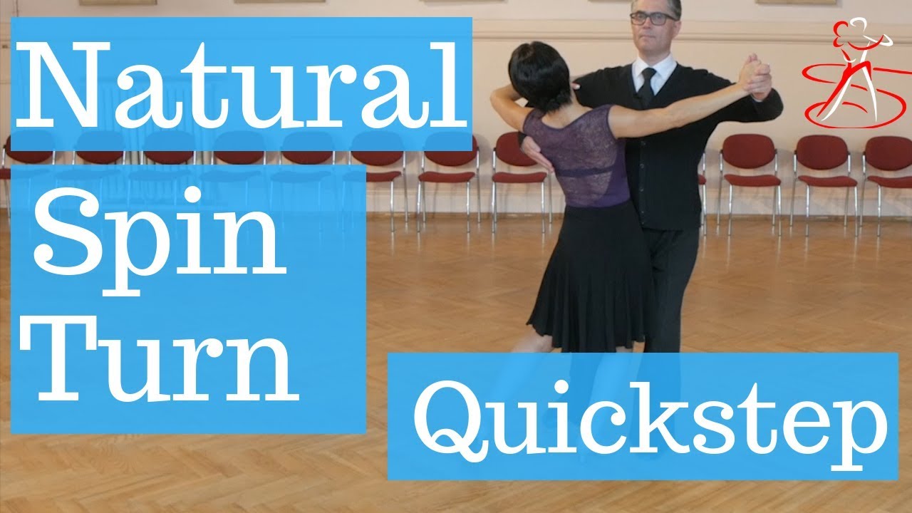 Quickstep Natural Spin Turn - Pre Bronze Level - YouTube