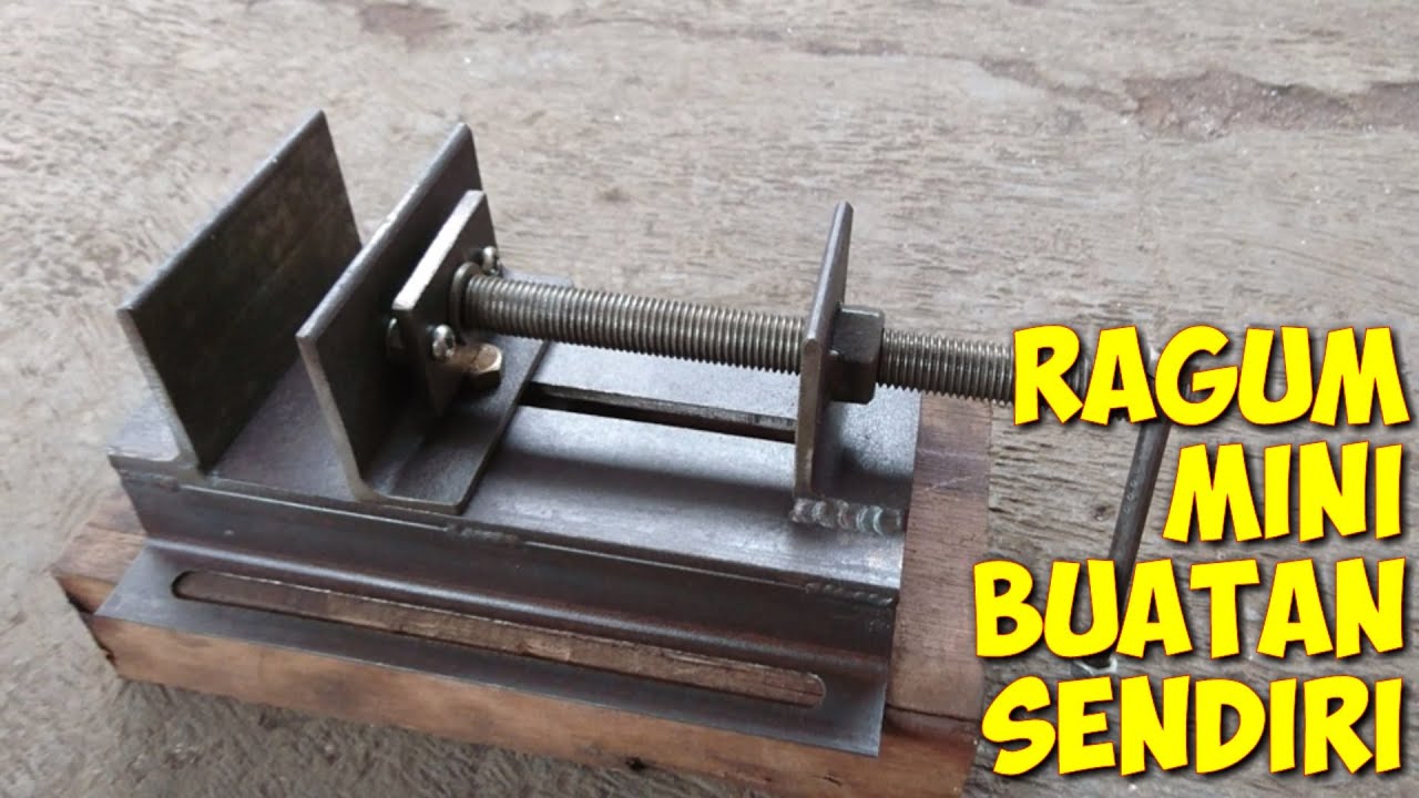 Ragum dari besi bekas buatan tangan - YouTube