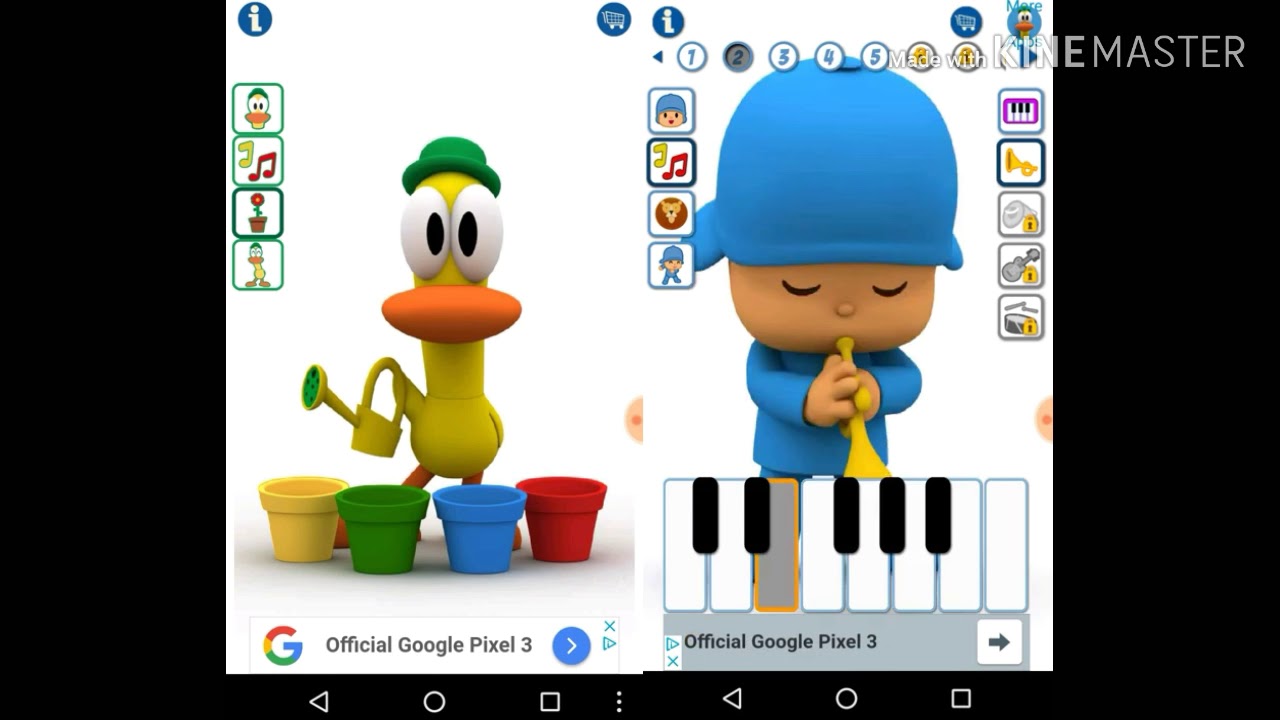 Talking Pato vs Talking Pocoyo - YouTube