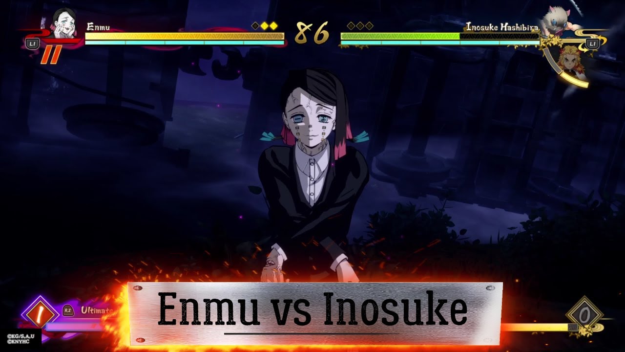 (English sub) Kimetsu no Yaiba: The Hinokami Chronicles - Enmu vs ...