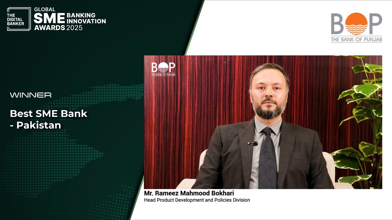 #GSME25 Best SME Bank-Pakistan [The Bank of Punjab] - YouTube