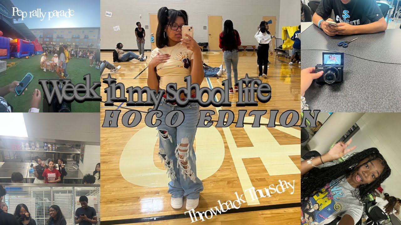 Week in my school life *HOCO EDITION* | LifeWithChas - YouTube