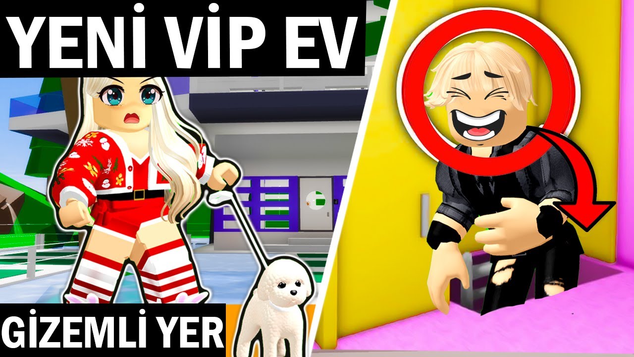 BROOKHAVEN YENİ VİP EVİN GİZEMLİ YERLERİNDE SAKLAMBAÇ 🏡 (Roblox ...