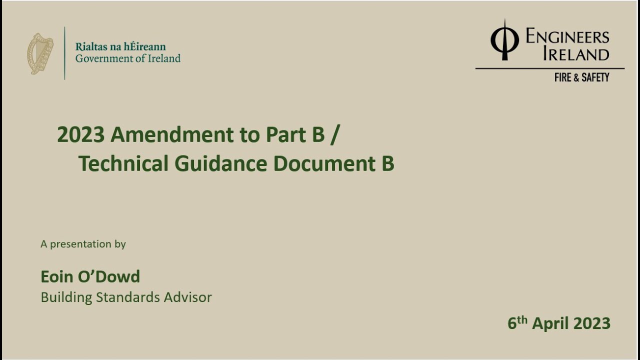 Draft TGD B for Public Consultation - YouTube