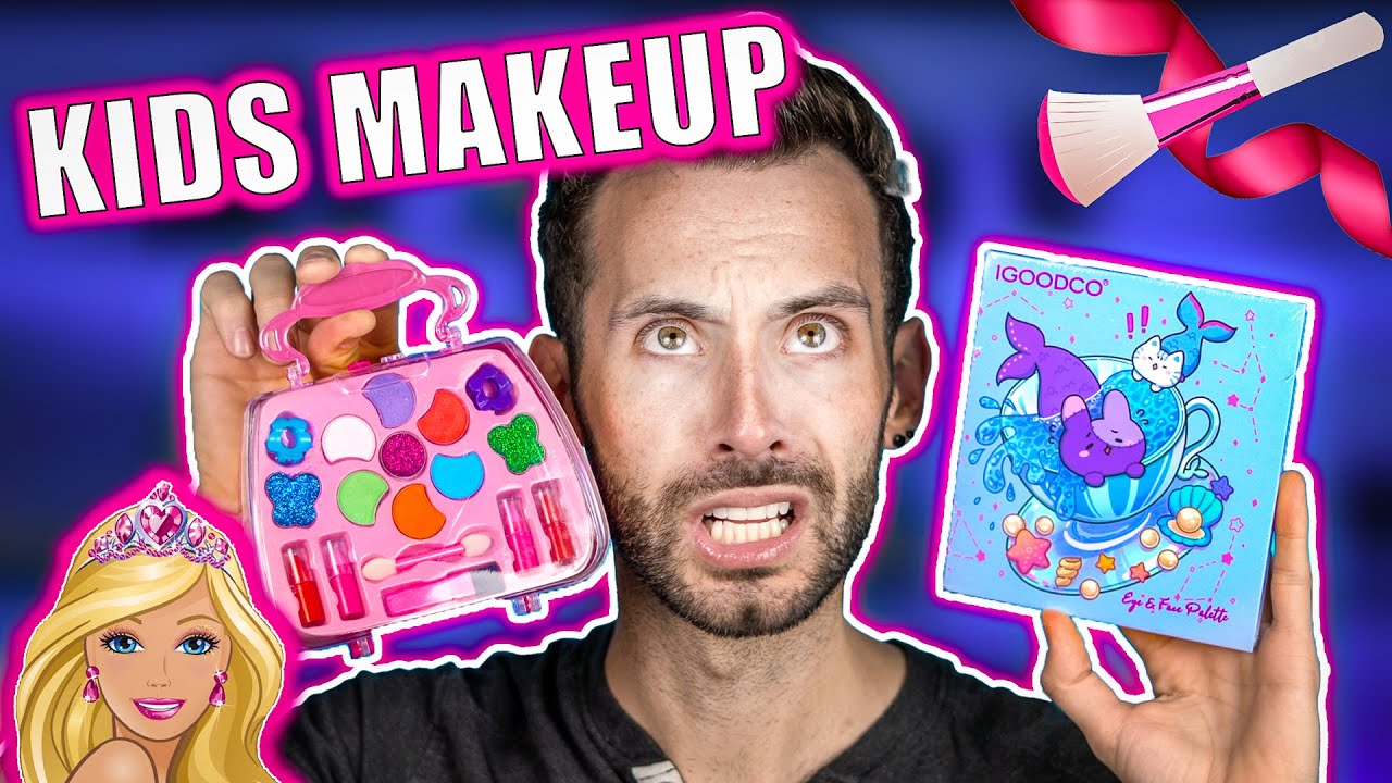 Full Face Using KIDS MAKEUP! Oh No! - YouTube