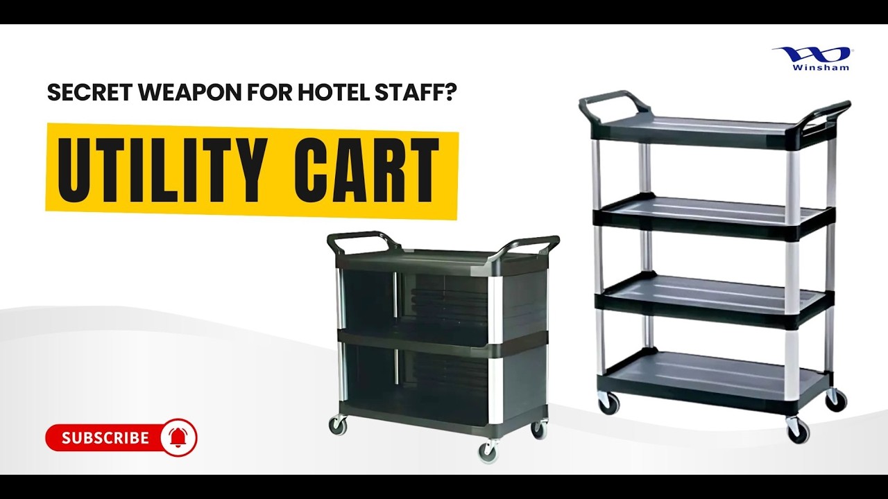 🛎️ Secret Weapon for Hotel Staff? 🛒 Utility Cart! - YouTube