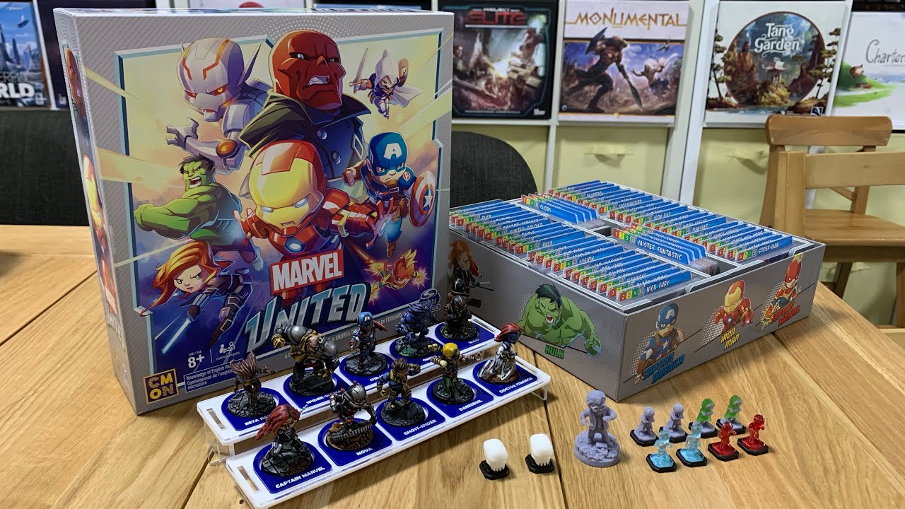 Marvel United Component Upgrades, Storage and Display Solutions ...