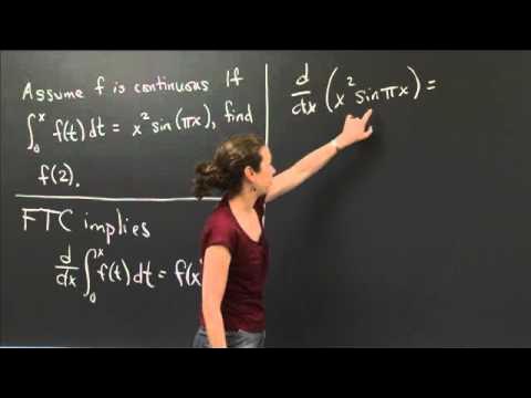 Applying the Second Fundamental Theorem | MIT 18.01SC Single Variable Calculus, Fall 2010 - YouTube