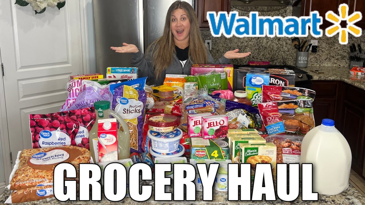 MASSIVE Walmart Grocery Haul: Stocking Up on Essentials for Our Family ...