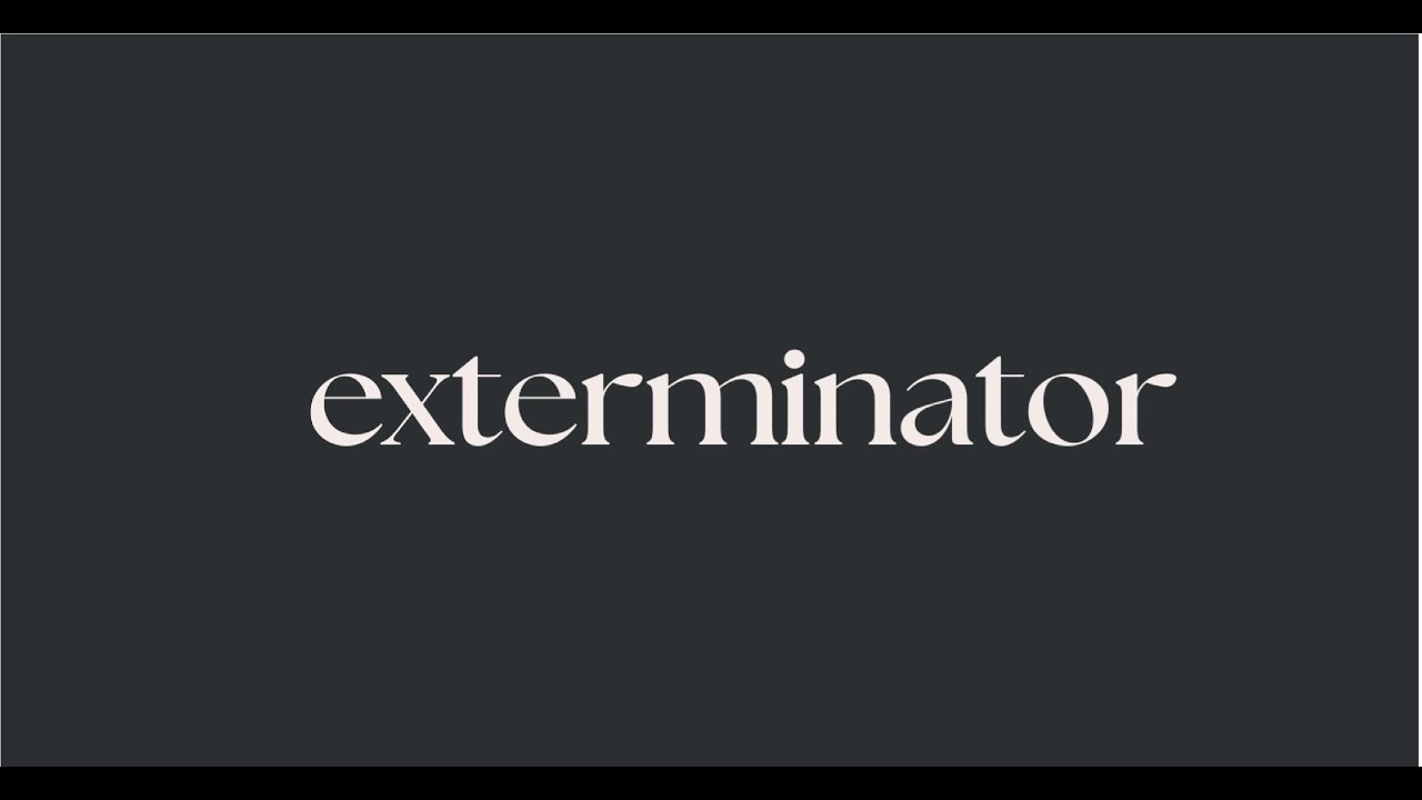 What is the meaning of exterminator? - YouTube