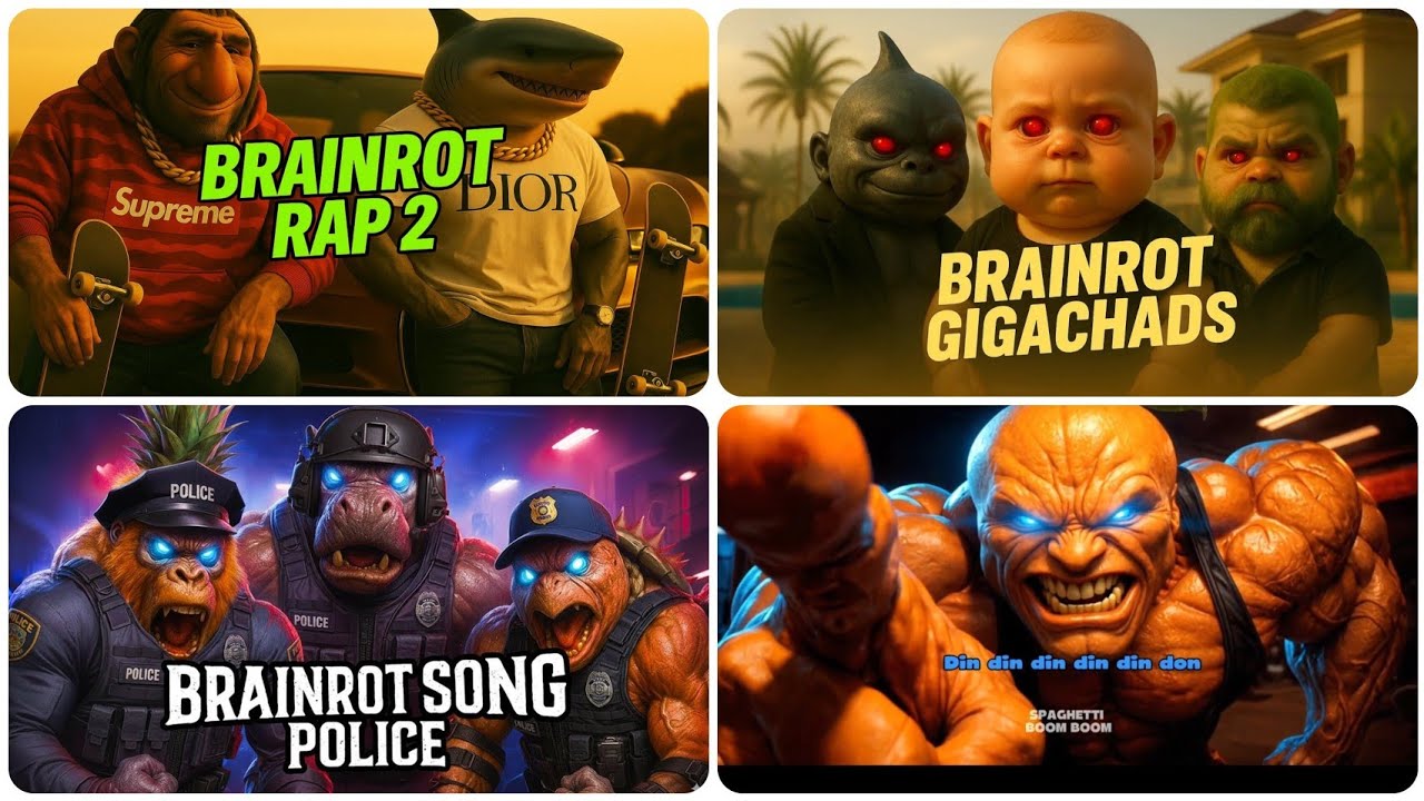 BRAINROT BATTLE AND SONGS😱☠️💣 - YouTube