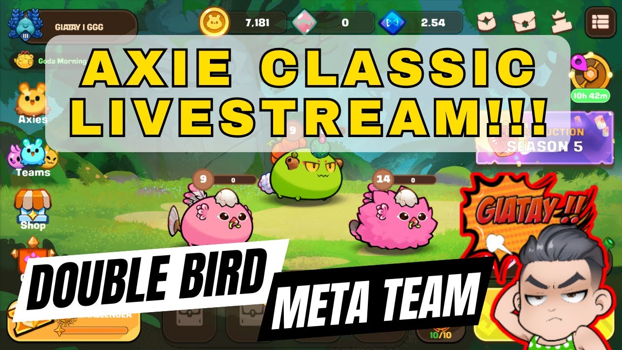 AXIE LIVE GAMEPLAY #8 | META AXIE TEAM CLASSIC V2 | HOW TO EARN MONEY ...
