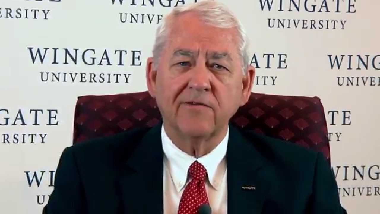 Wingate University -- Dr. Jerry E. McGee Announcement - YouTube