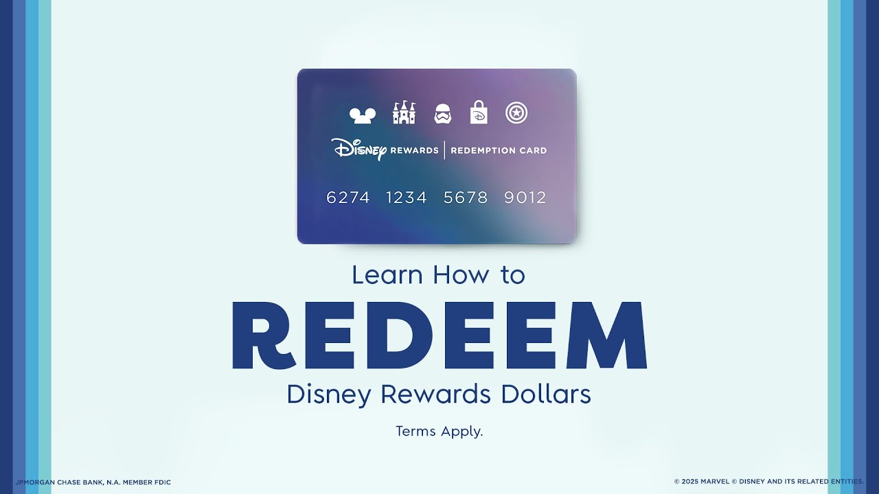 Learn How to Redeem Disney Rewards Dollars - YouTube