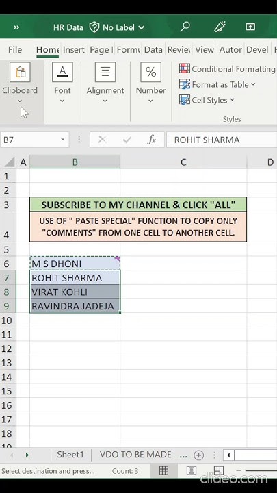 PASTE SPECIAL FUNCTION IN EXCEL. #office365 #excel #exceltips #exceltricks #viral #excelformula ...