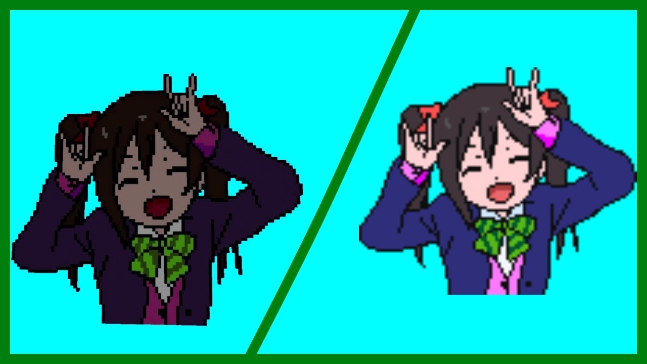 Nico Yazawa (aka Nico Senpai) en Pixel Art #3 - YouTube