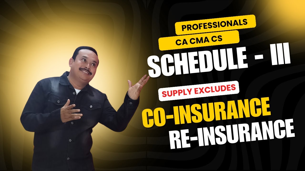 CoInsurance Premium & Reinsurance Ceding Commission | Schedule III | # ...