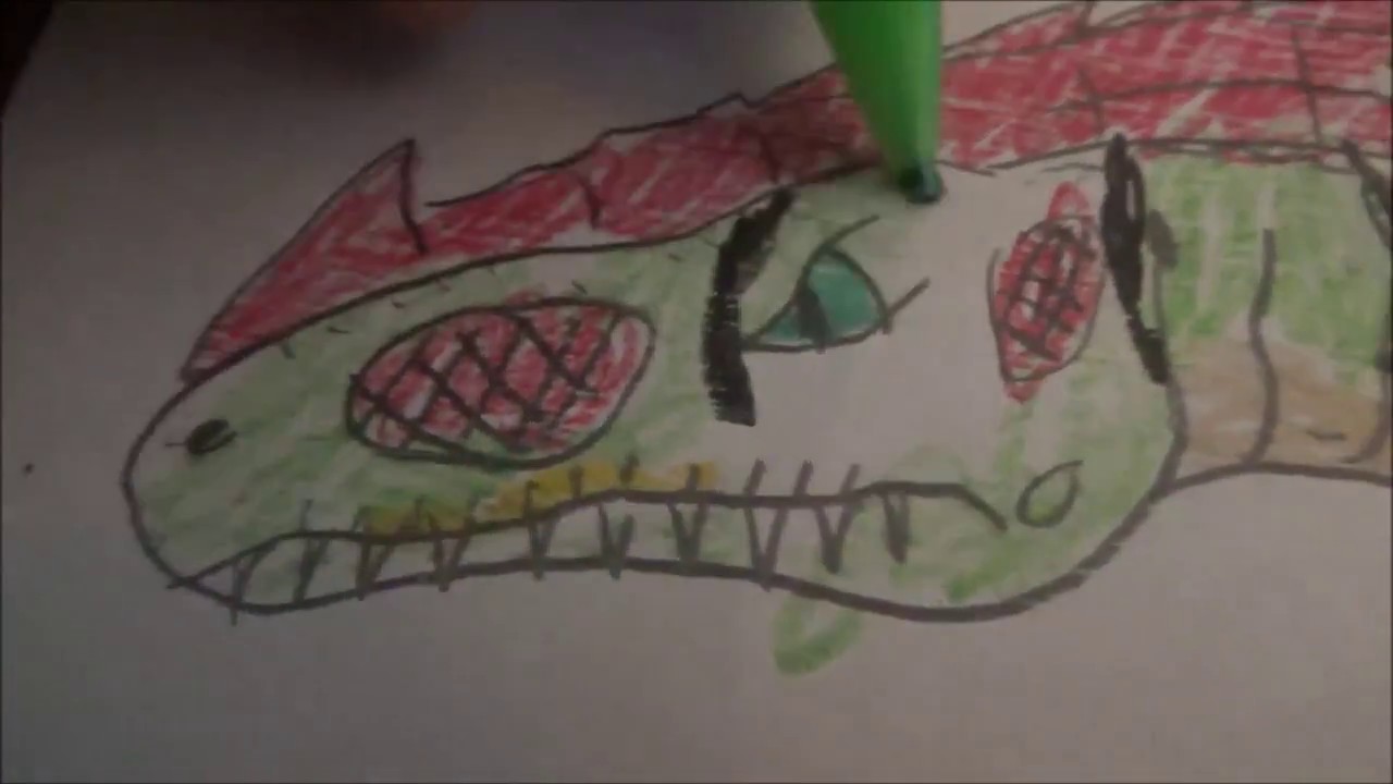 How to Draw the Level 40 Gorgosaurus: Drawing Tutorial: C&C Productions ...