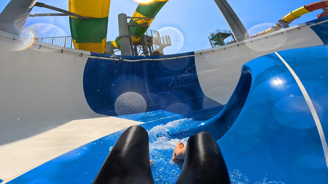 Marina Aquapark Waterland Istanbul: Cyclone Water Slide - YouTube