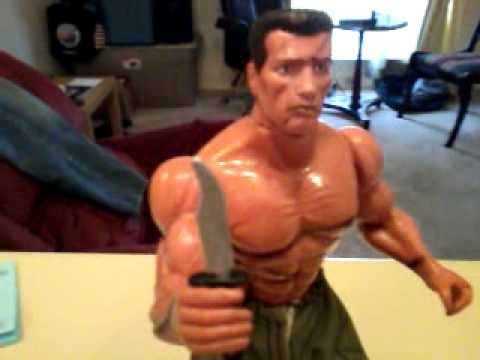 "Commando" Bennett fight scene re-creation - YouTube