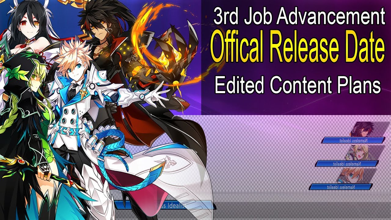 [Elsword NA] 3rd Job Confirmation Date + Edited Content Plans - YouTube