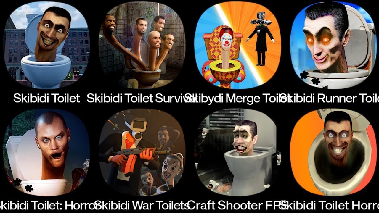 Skibidi Toilet 3,Toilet Monster DOP,Skibidi War Toilets,Skibydi Merge ...