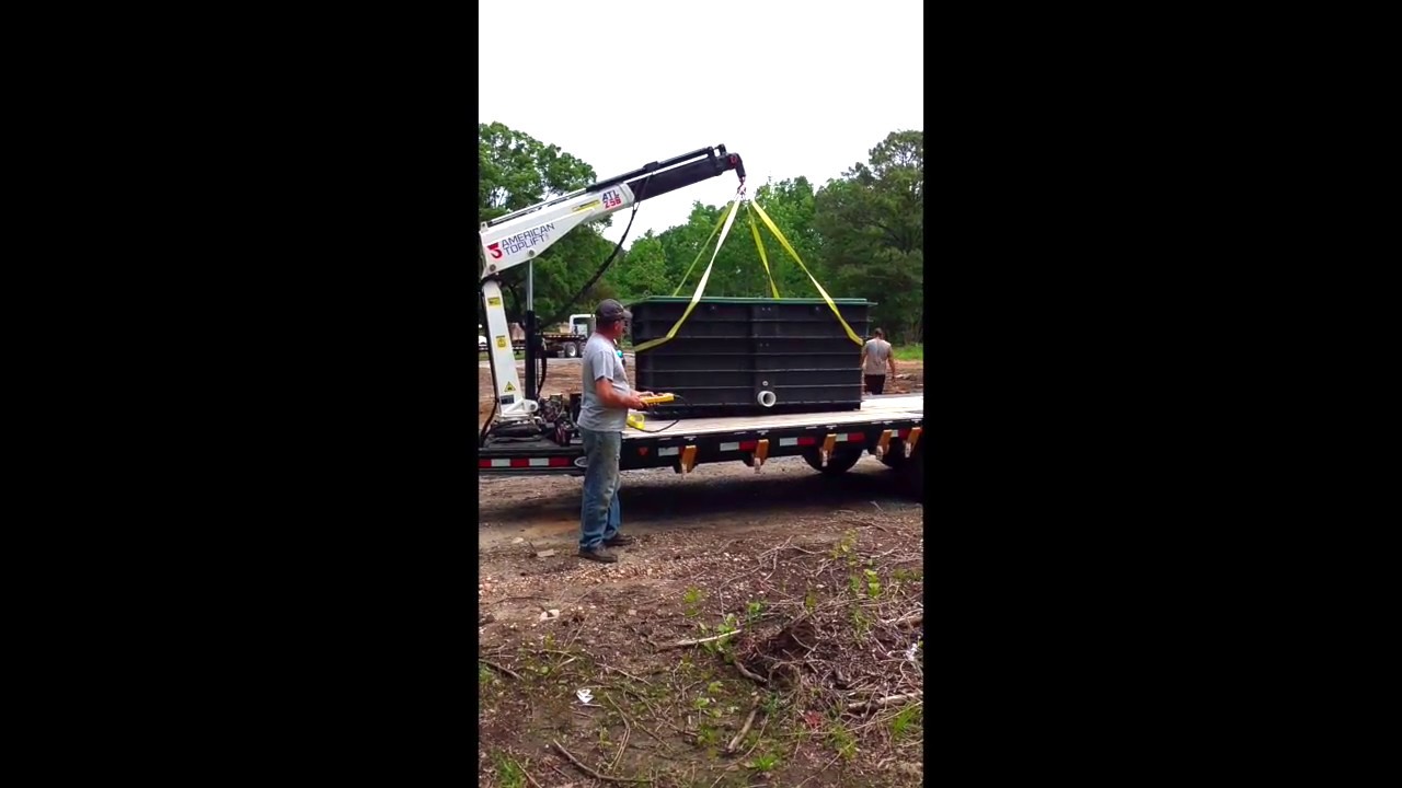 Trailer Crane 5000 lbs capacity - YouTube