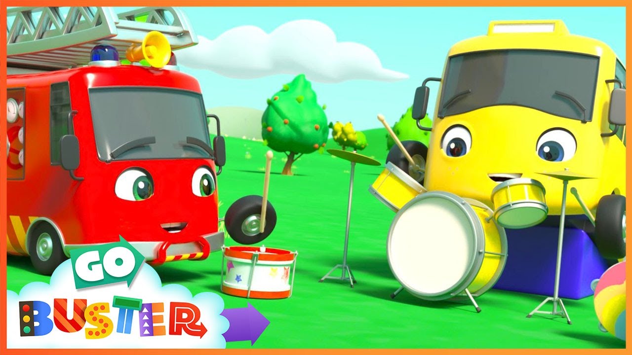 Buster's Musical Band - Learn to Share with Friends | Go Buster | Baby ...