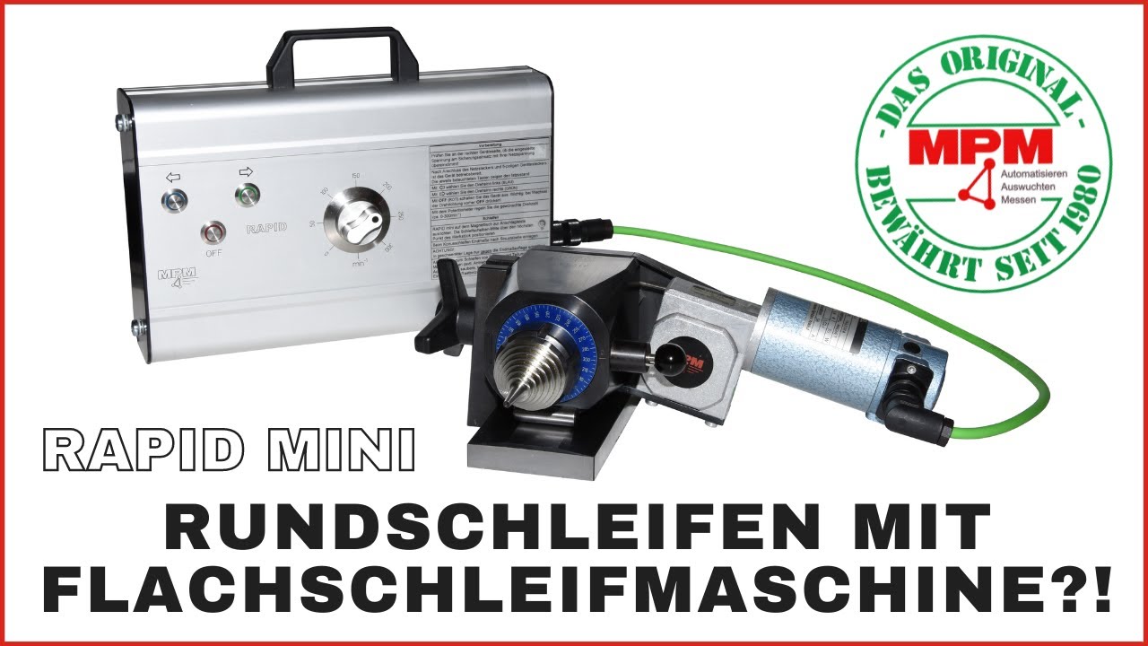 Rundschleifgerät Rapid mini - Rundschleifen auf der ...