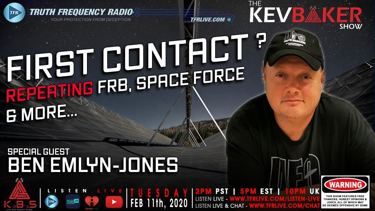 FIRST CONTACT? Repeating FRB, #SpaceForce & More with Ben Emlyn-Jones ...