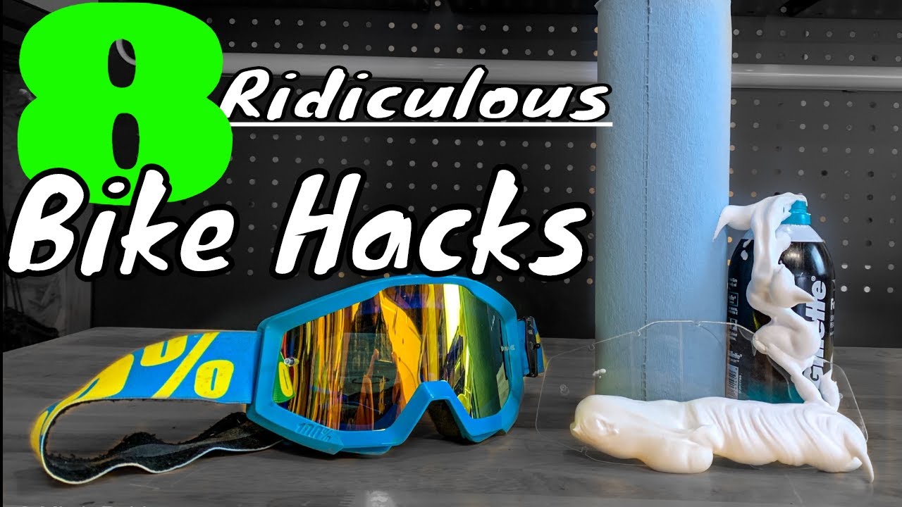 8 SUPER helpful motorcycle HACKS - YouTube