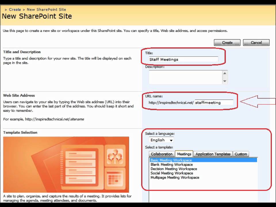 SharePoint Staff Meeting Site - YouTube