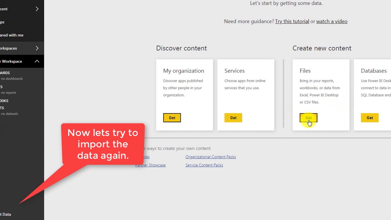Solved! - We couldn't find any data formatted as tables - YouTube